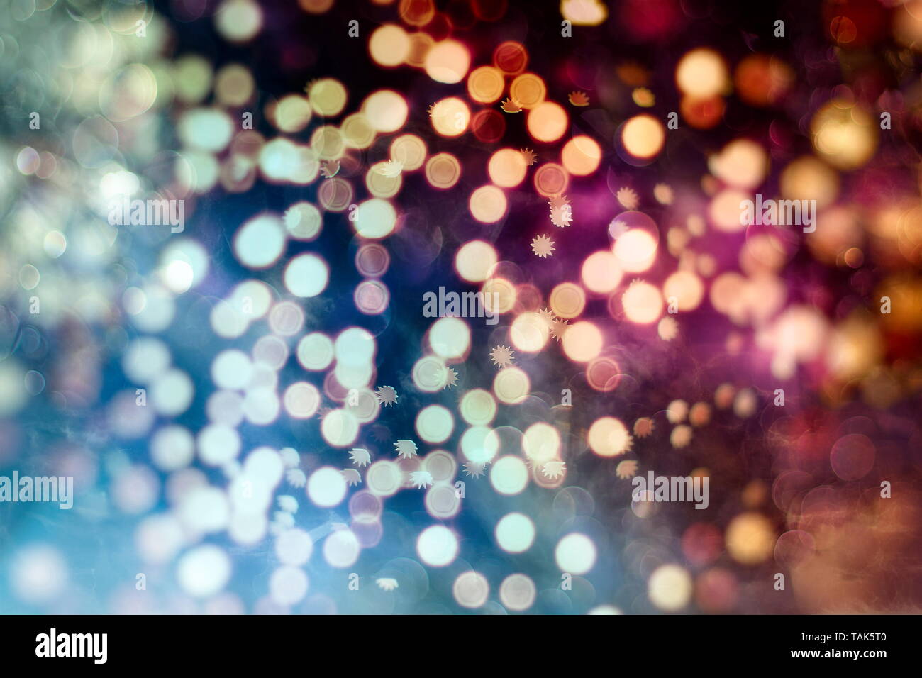 midnight traffic. Motion blur abstract background ,De focused/blur ...