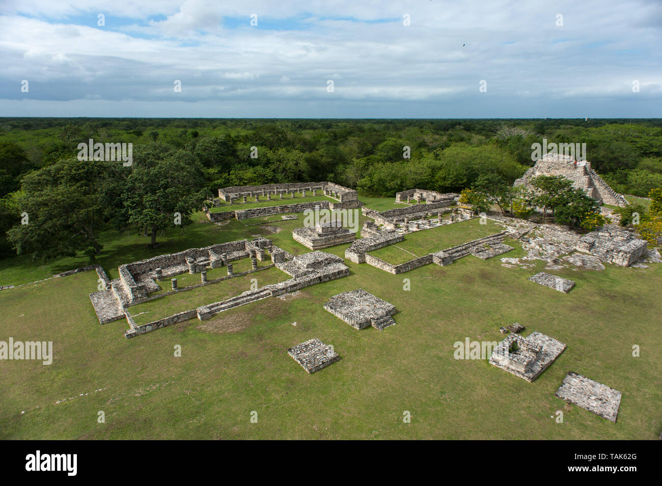 Mayan ruins of Mayapan. Yucatan. Mexico Stock Photo - Alamy