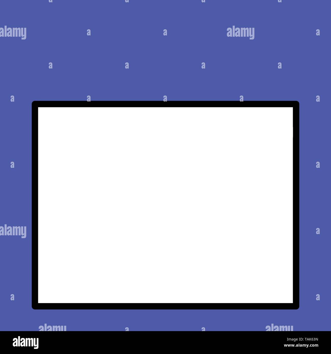 Empty big classroom school Stock Vector Images - Alamy