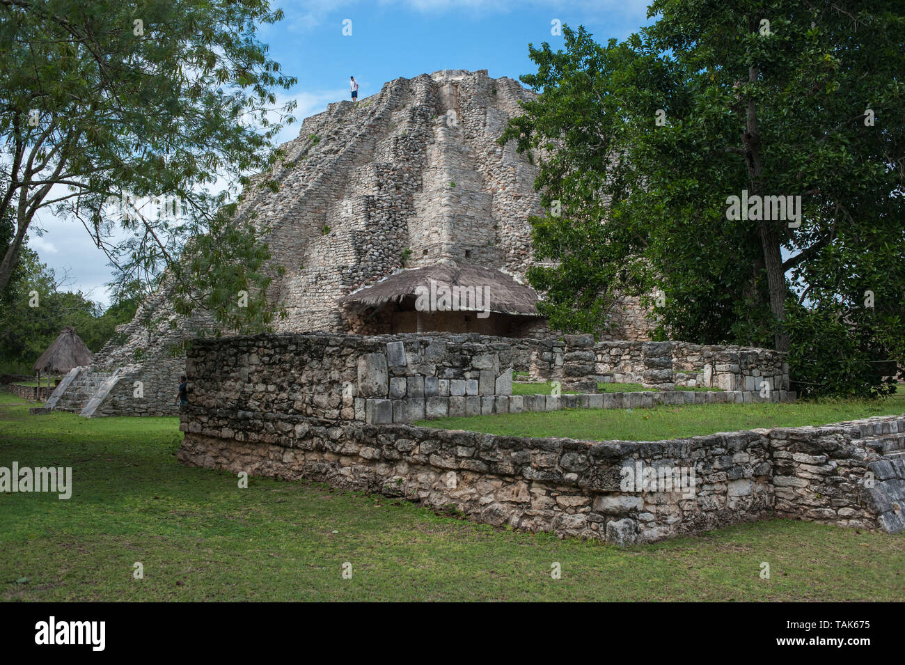 Mayan ruins of Mayapan. Yucatan. Mexico Stock Photo - Alamy