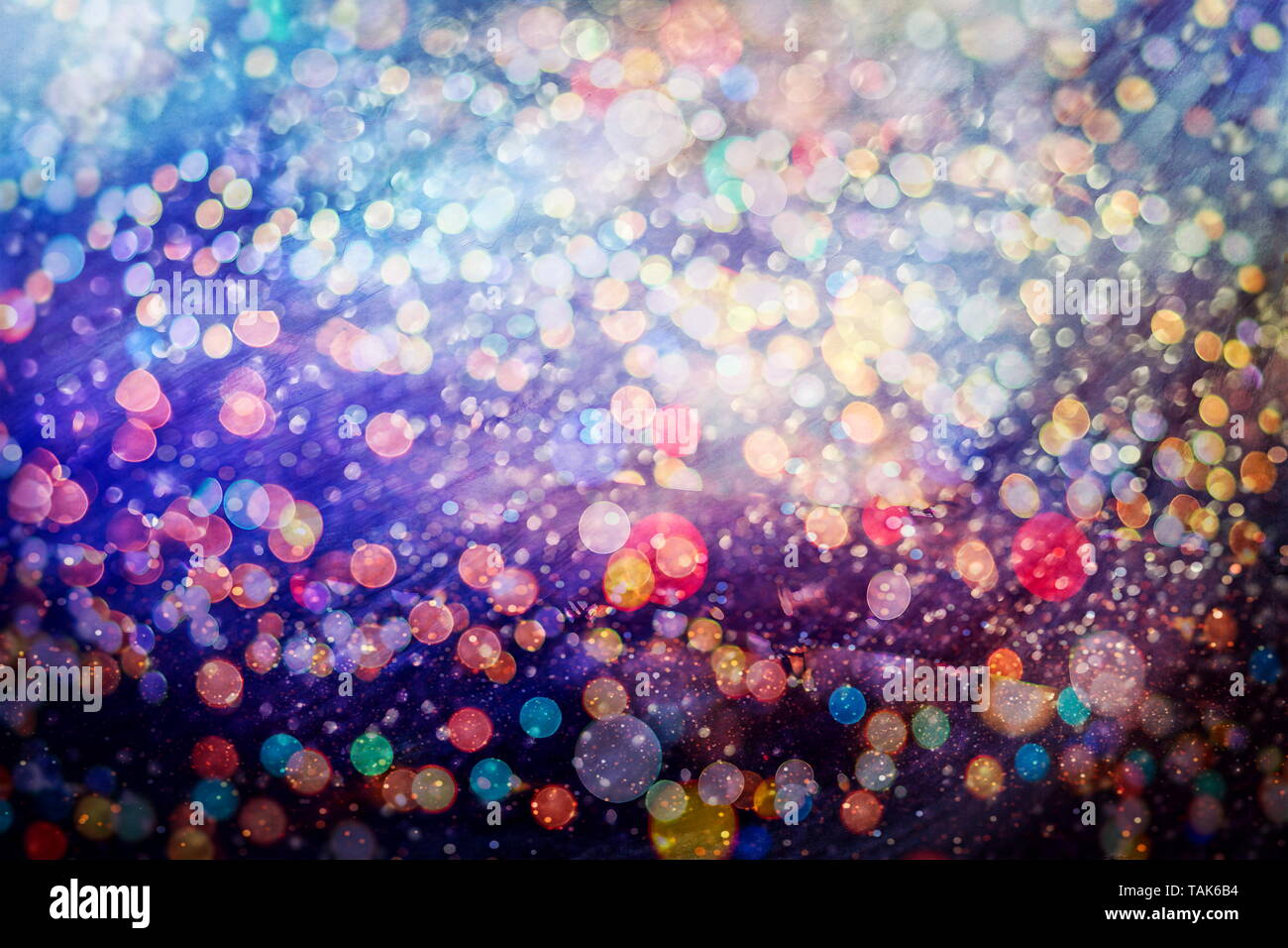 Festive Christmas background. Elegant abstract background with lights ...