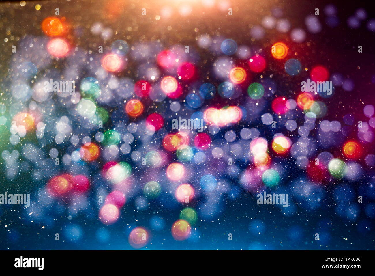 Festive Christmas background. Elegant abstract background with lights ...