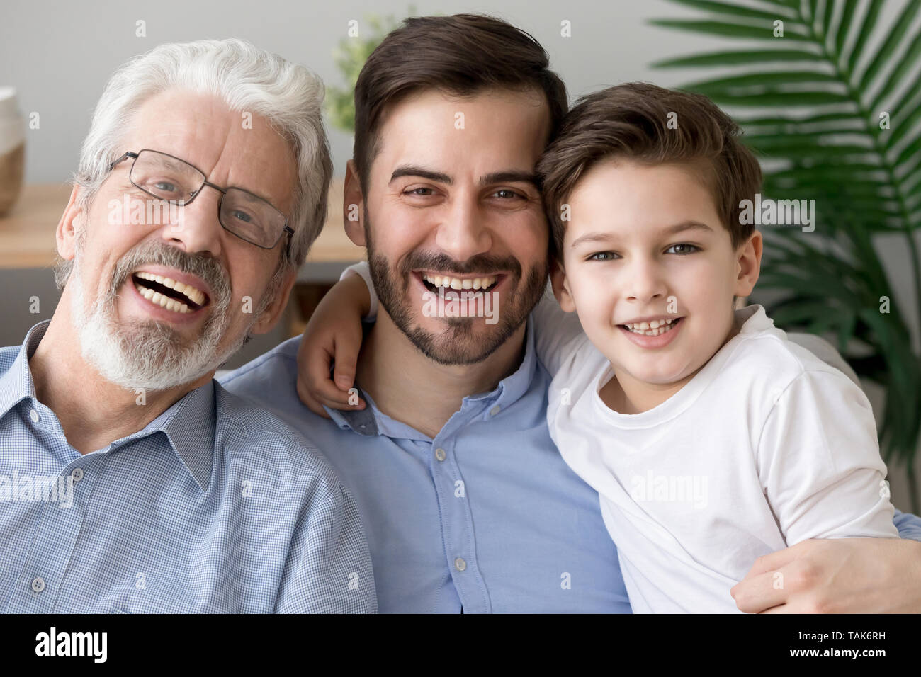 Three generations of men hi-res stock photography and images - Alamy