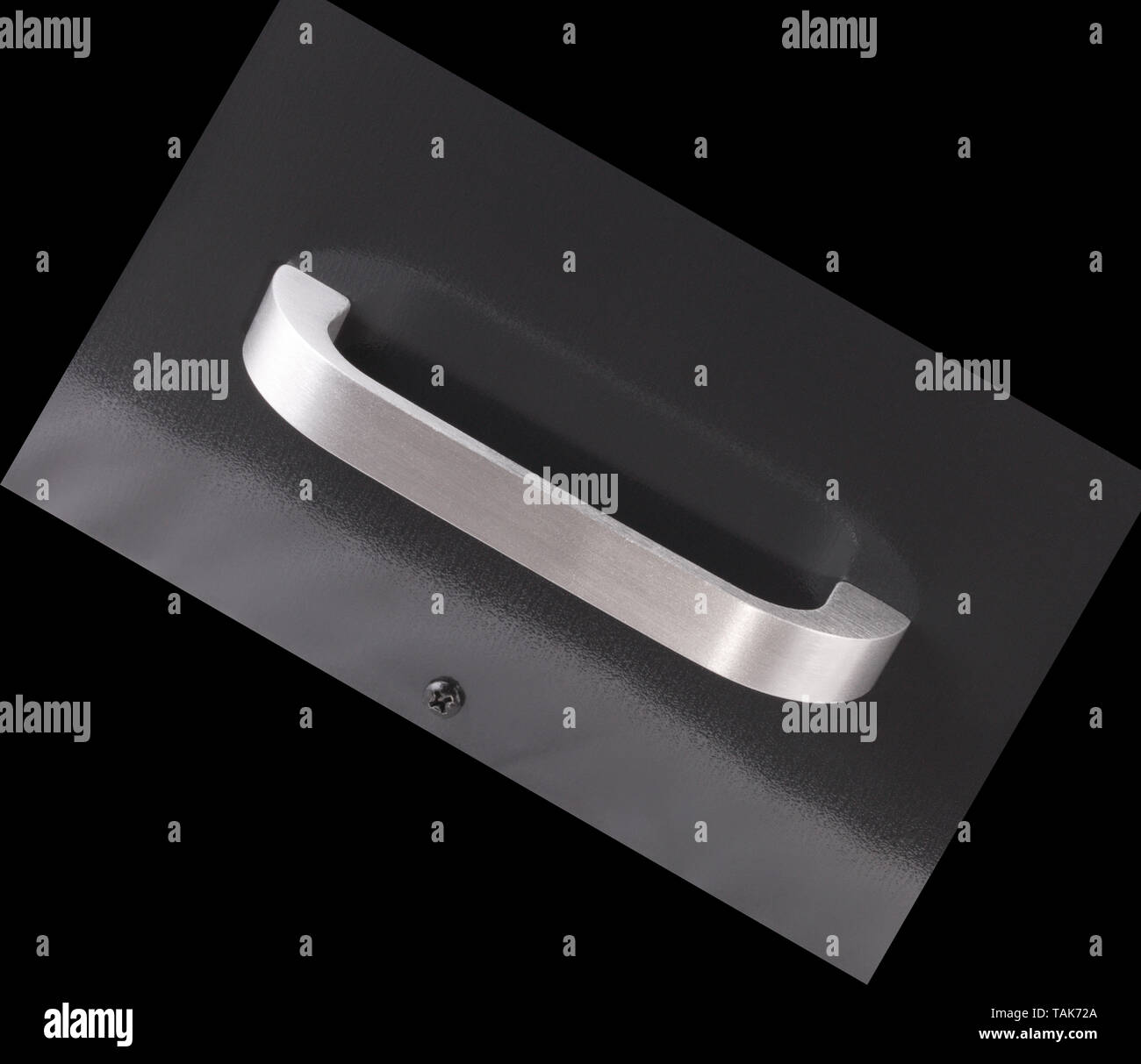 Black Metal Case with Handle Stock Photo - Alamy