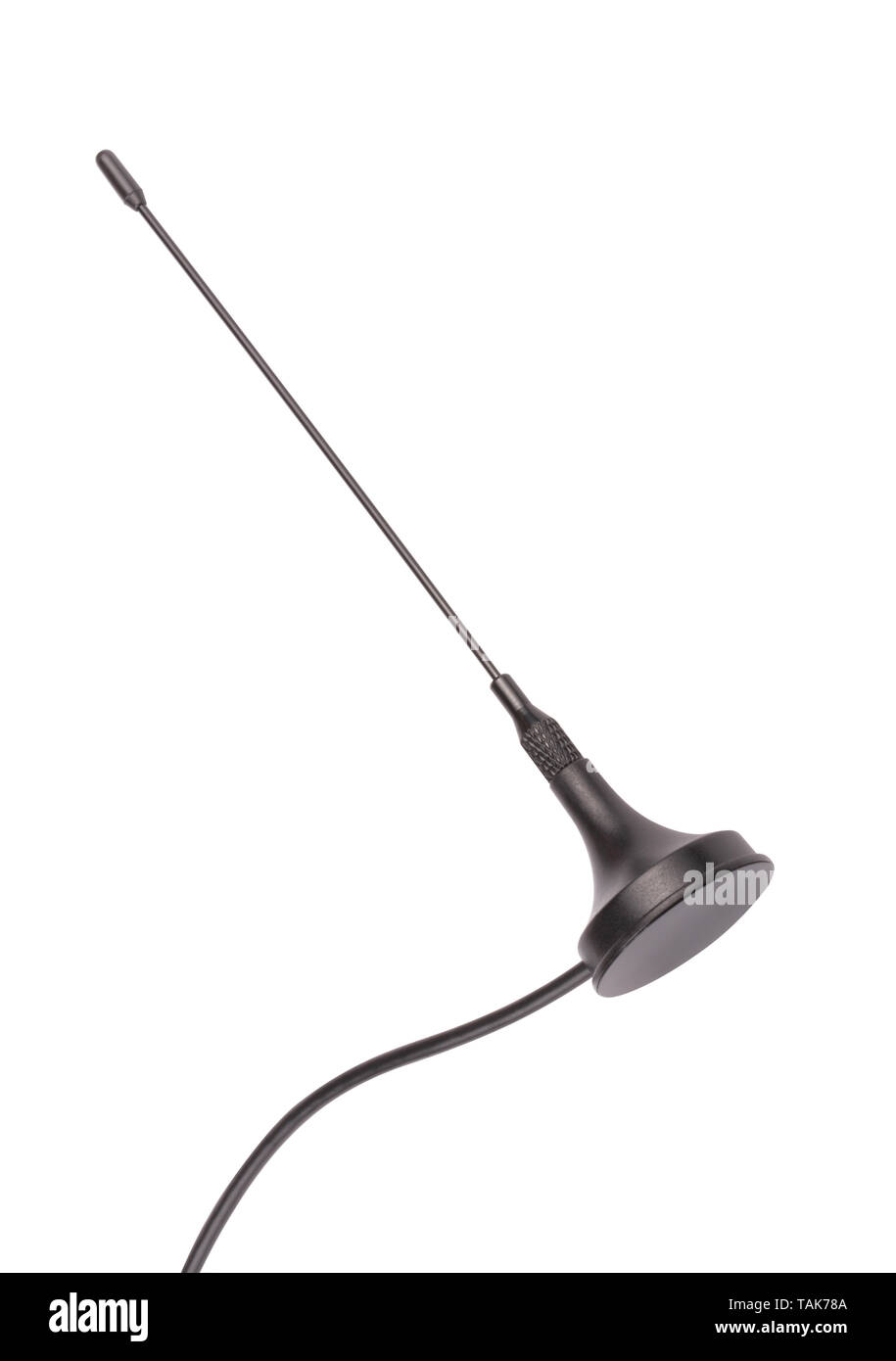 Black Antenna Isolated Stock Photo - Alamy
