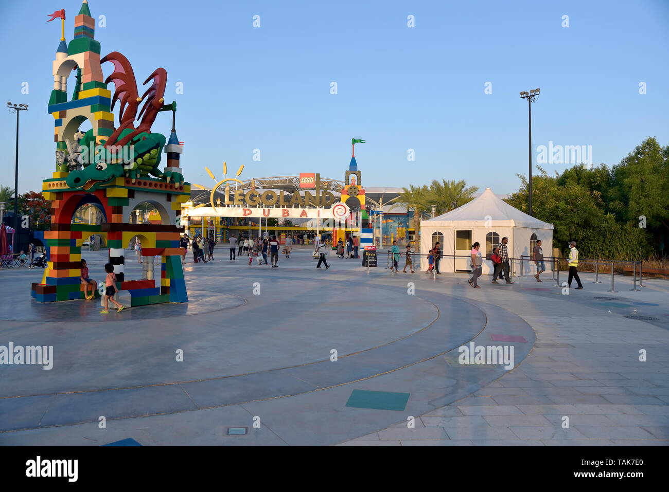 Dubai Parks and resor, Dubai, United Arab Emirates, May 24, 2019, Dubai ...