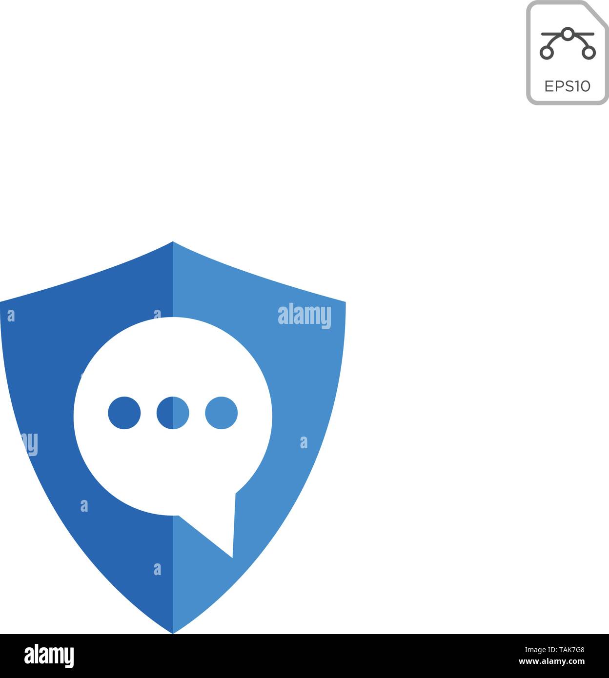 Chat Message speech Conversation logo icon vector isolated Stock Vector ...