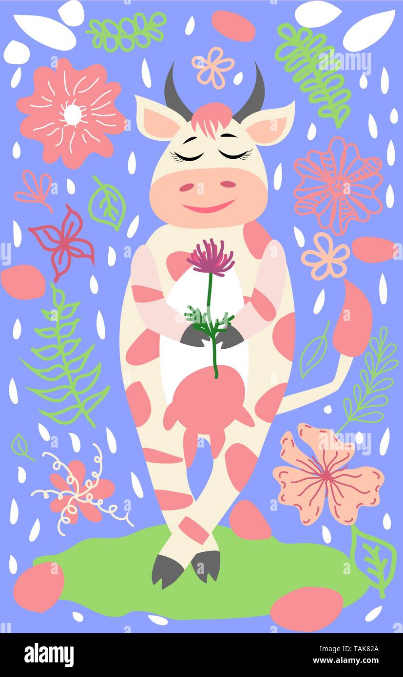 Golden cattle Stock Vector Images - Alamy