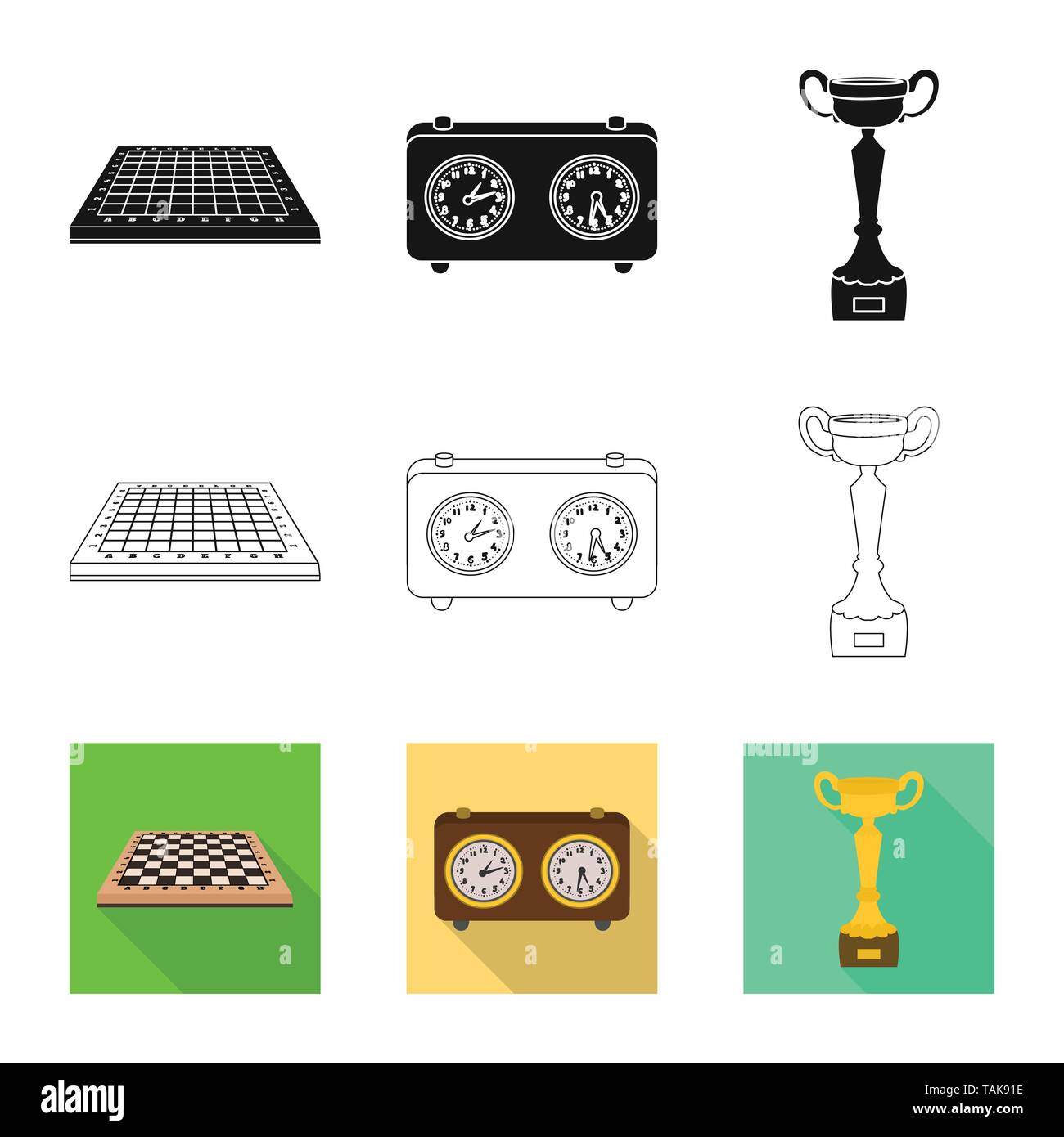 Vector design of checkmate and thin logo. Collection of checkmate and ...