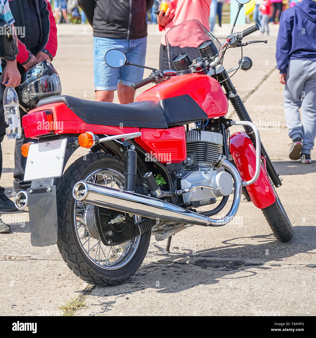 Ride on retro motorcycle asphalt hi-res stock photography and images ...