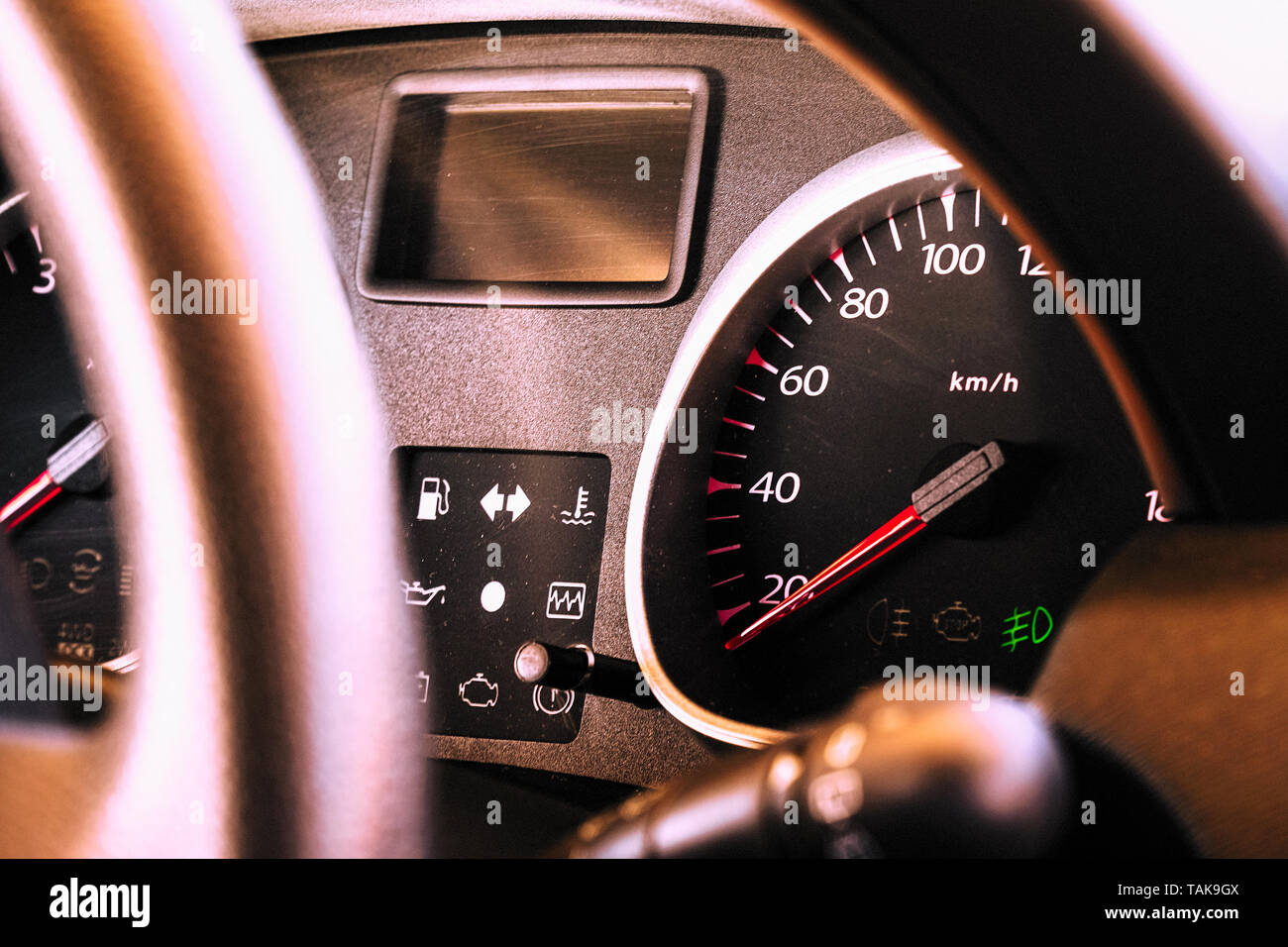 Speedometer and dashboard of the car Stock Photo - Alamy