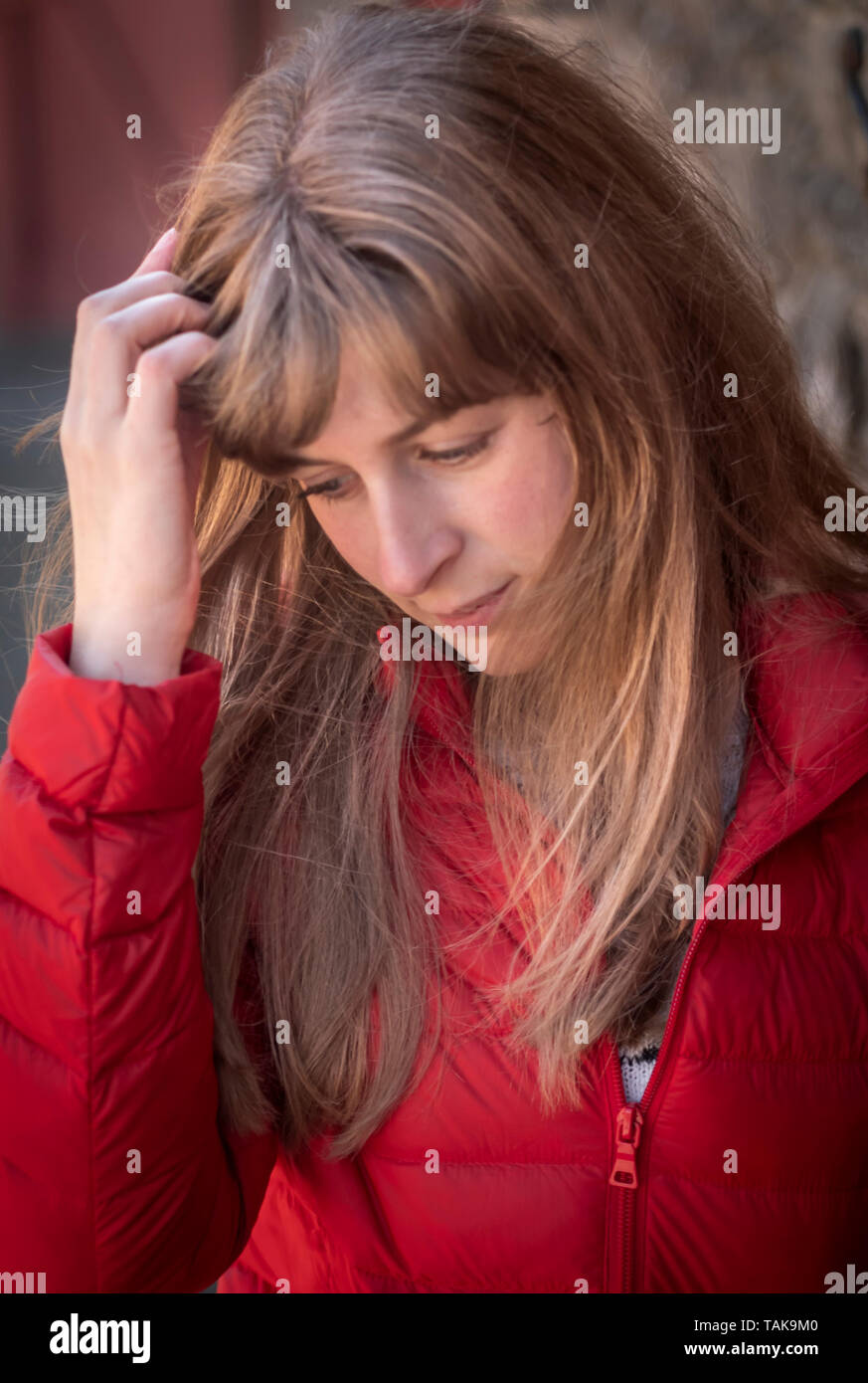 Beautiful 25 year old girl - close up shot - people photography Stock ...