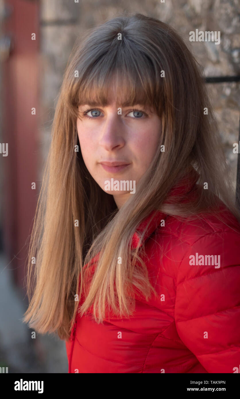 Beautiful 25 year old girl - close up shot - people photography Stock ...