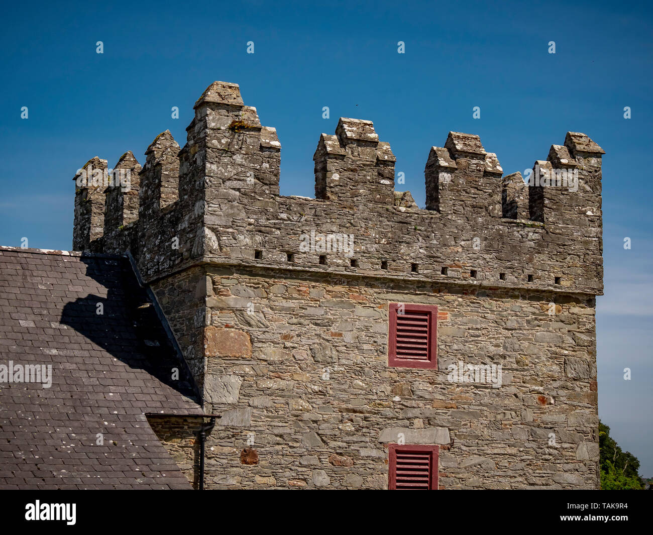 Old medieval ruins of Castle Ward in Northern Ireland - travel ...