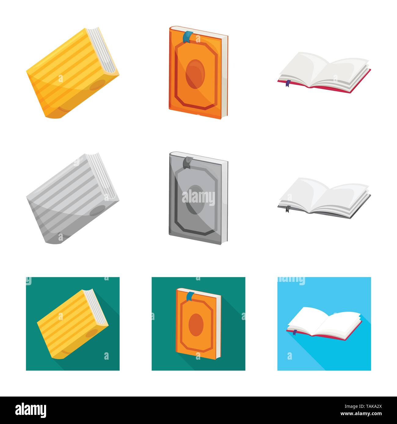 Vector illustration of training and cover sign. Set of training and ...