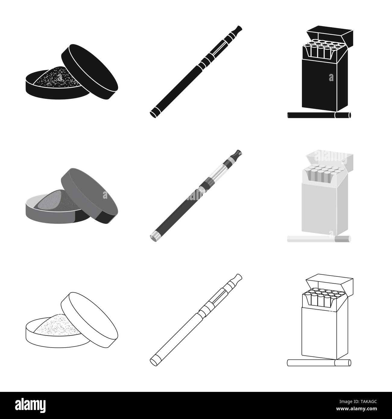 Vector illustration of refuse and stop logo. Collection of refuse and ...