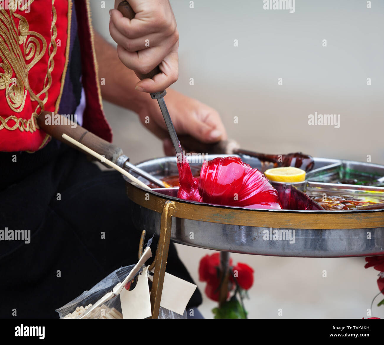 Macun - soft, sweet and colorful Turkish toffee paste in traditional ...