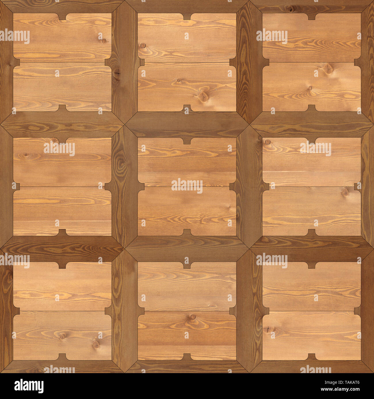 Classic pattern parquet of natural wood seamless texture Stock Photo ...