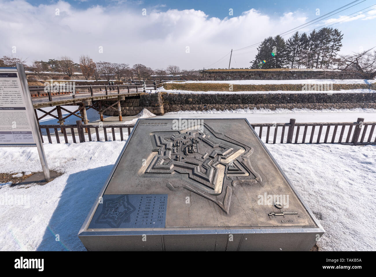 Fort Goryokaku, Hakodate Hokkaido Japan Stock Photo - Alamy