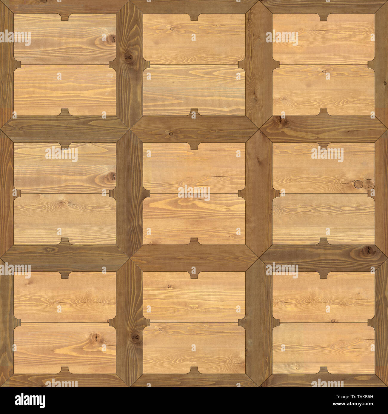 Classic pattern parquet of natural wood seamless texture Stock Photo ...