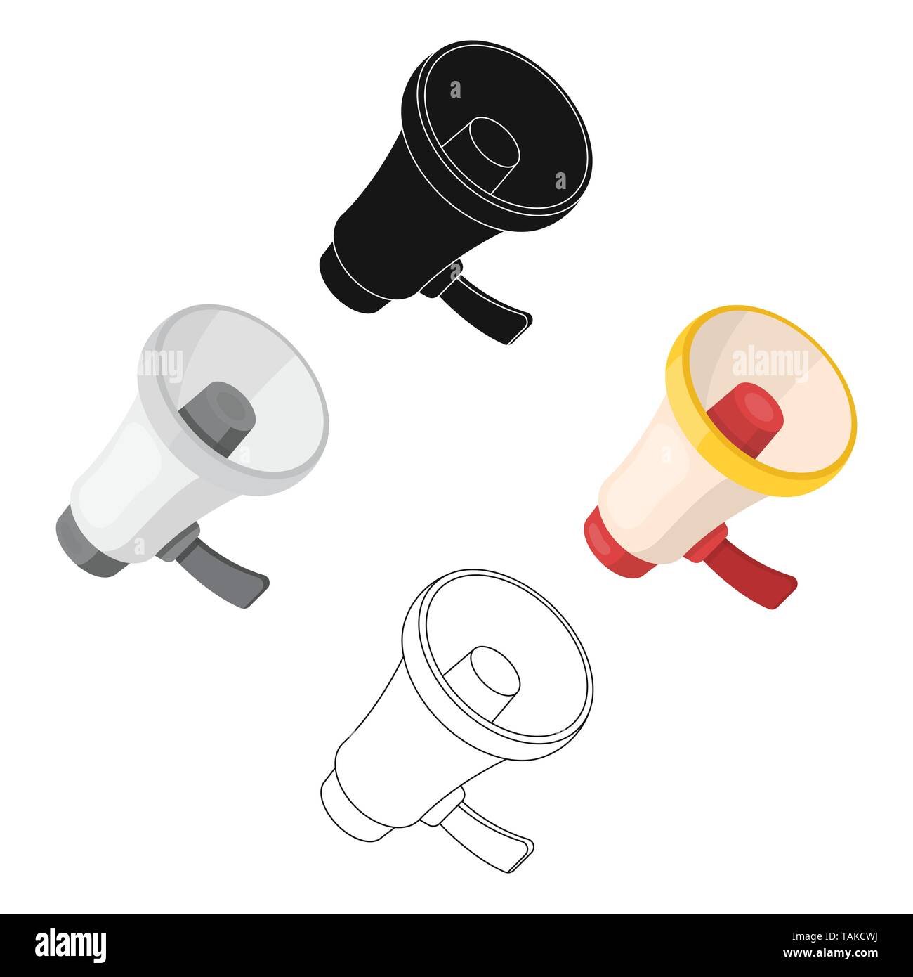 A football fan shout.Fans single icon in cartoon,black vector symbol ...