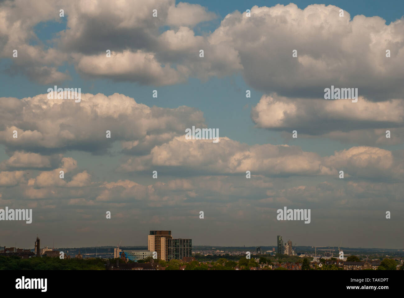 City View Urban Downtown Business District Concept. Suitable for making ...