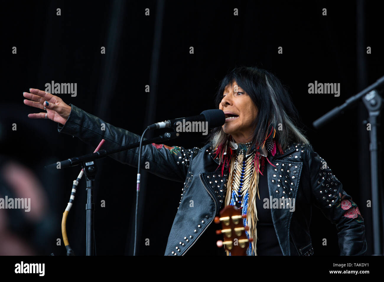 Music and political icon Buffy Sainte-Marie performs at the CBC Music ...