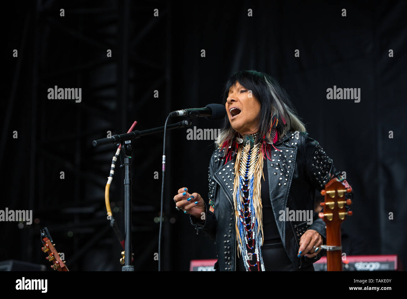 Music and political icon Buffy Sainte-Marie performs at the CBC Music ...