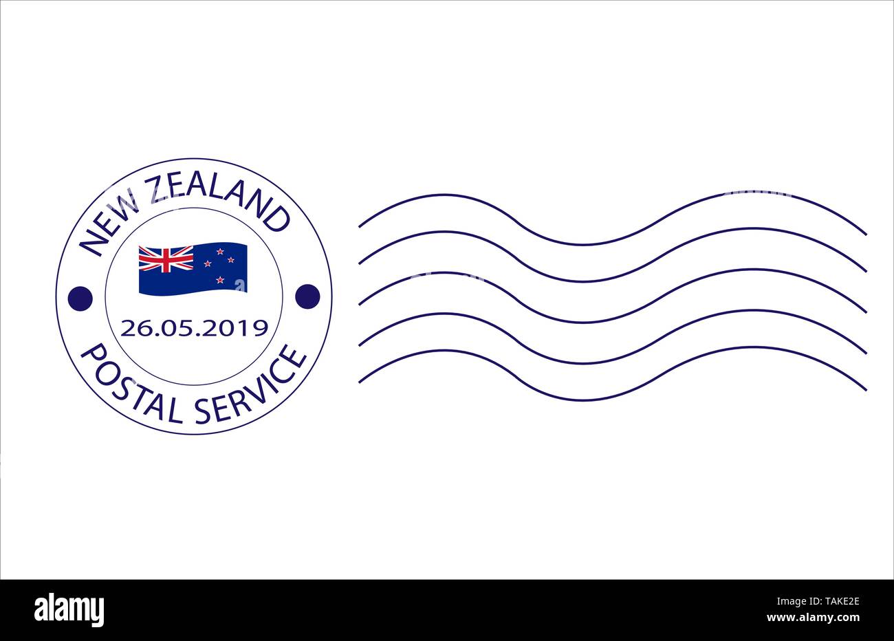 New zealand map sketch Stock Vector Images - Alamy