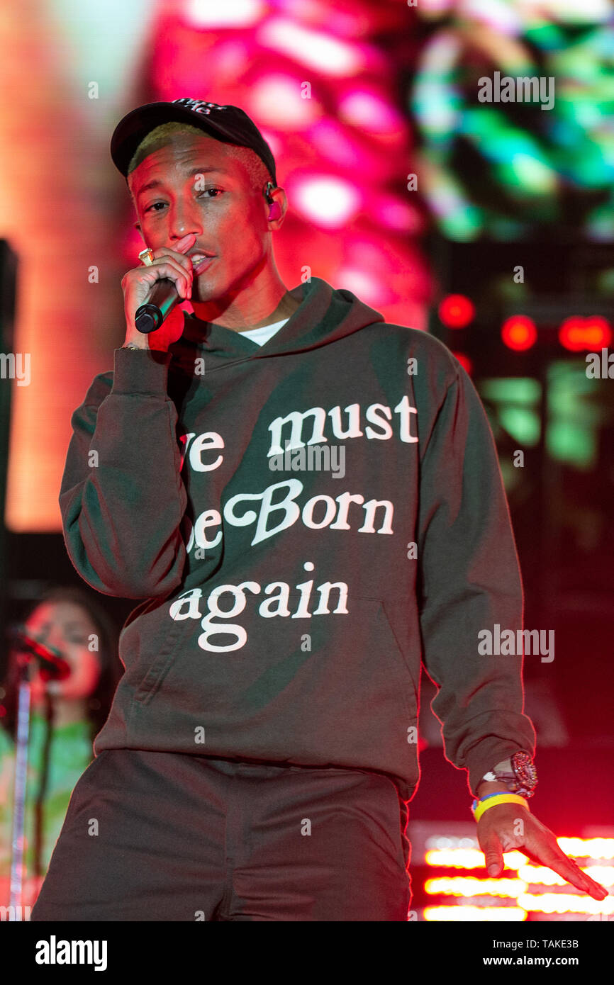 May 25, 2019 - Napa, California, U.S - PHARRELL (PHARRELL WILLIAMS ...