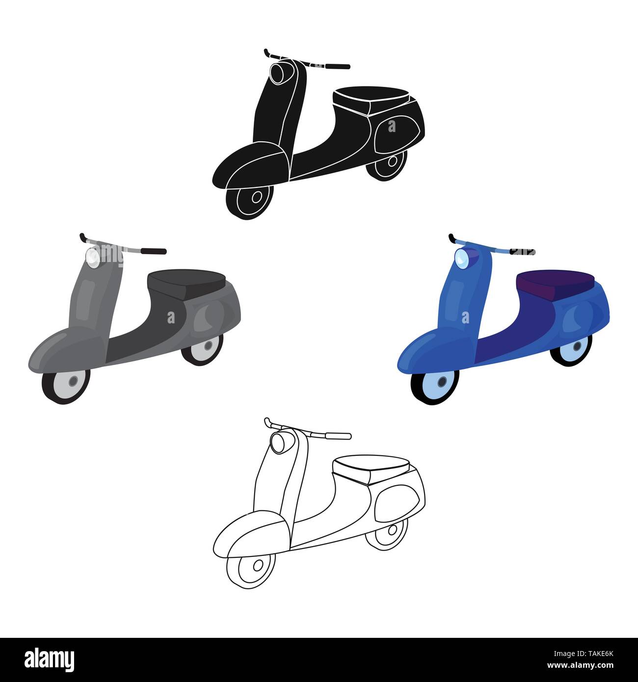Two wheeled background Stock Vector Images - Alamy
