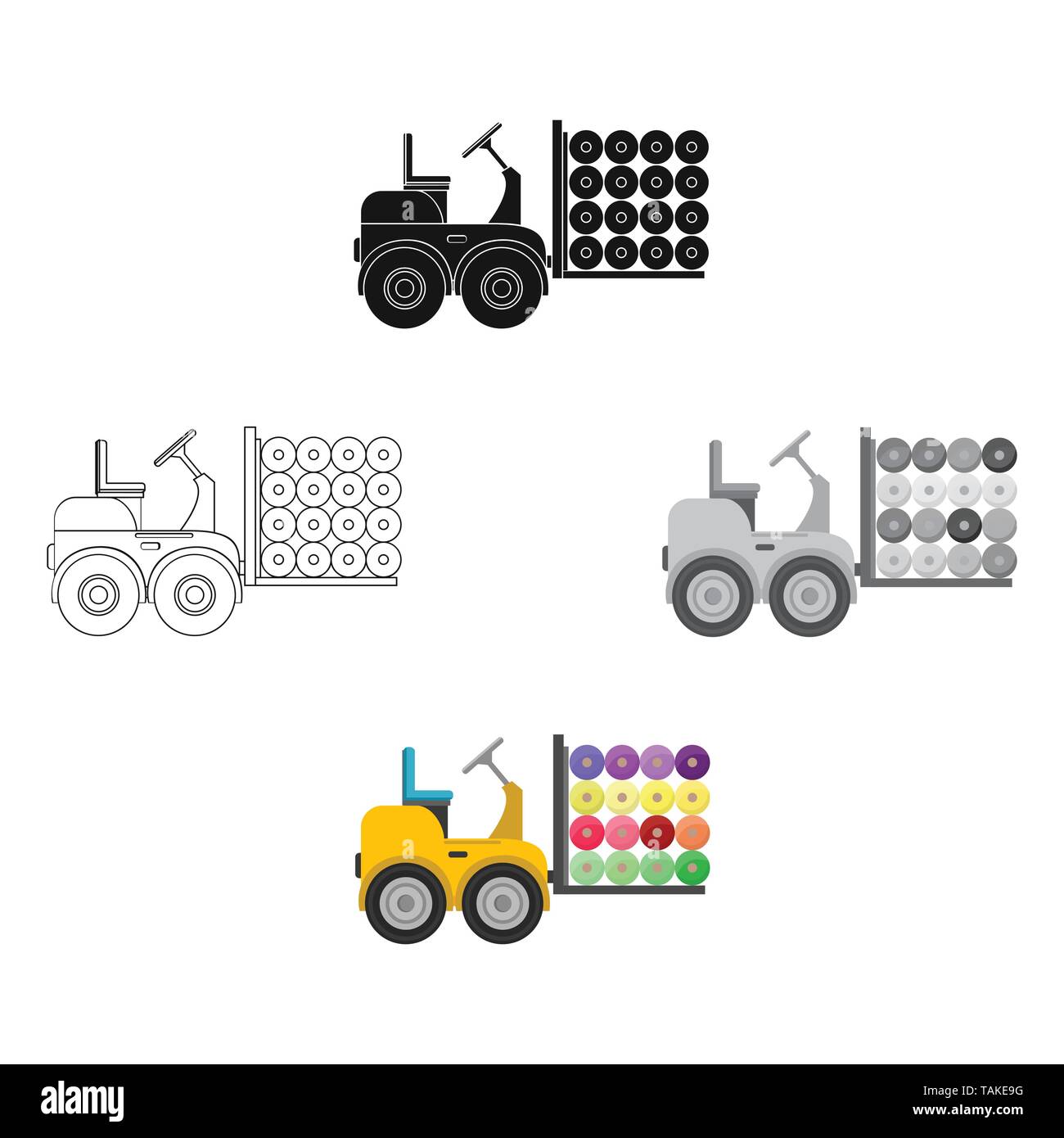 Machine, single icon in cartoon,black style.Machine vector symbol stock ...