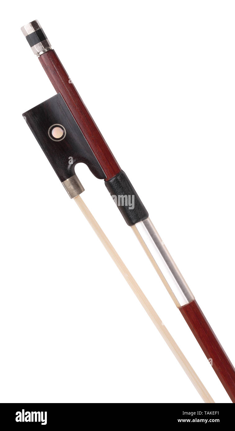 Violin Bow Isolated Stock Photo - Alamy