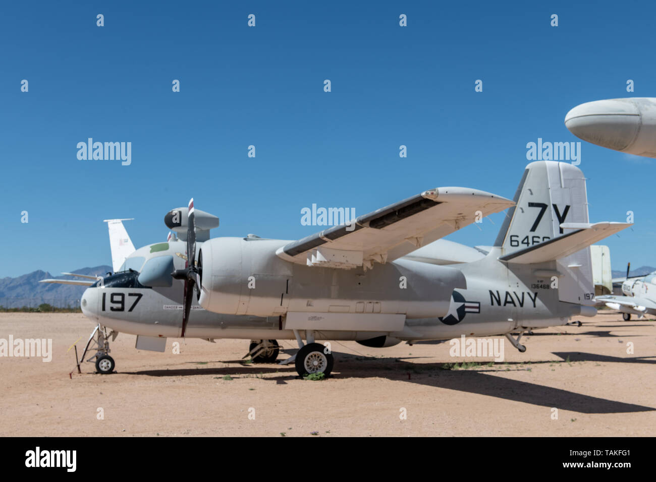 Grumman S2F-1 "Tracker" (Navy) at Pima Air & Space Museum in Tucson ...
