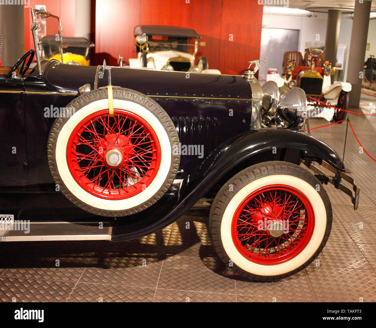 Oldtimer Car in the Museum of the histrory of automotion, Salamanca ...