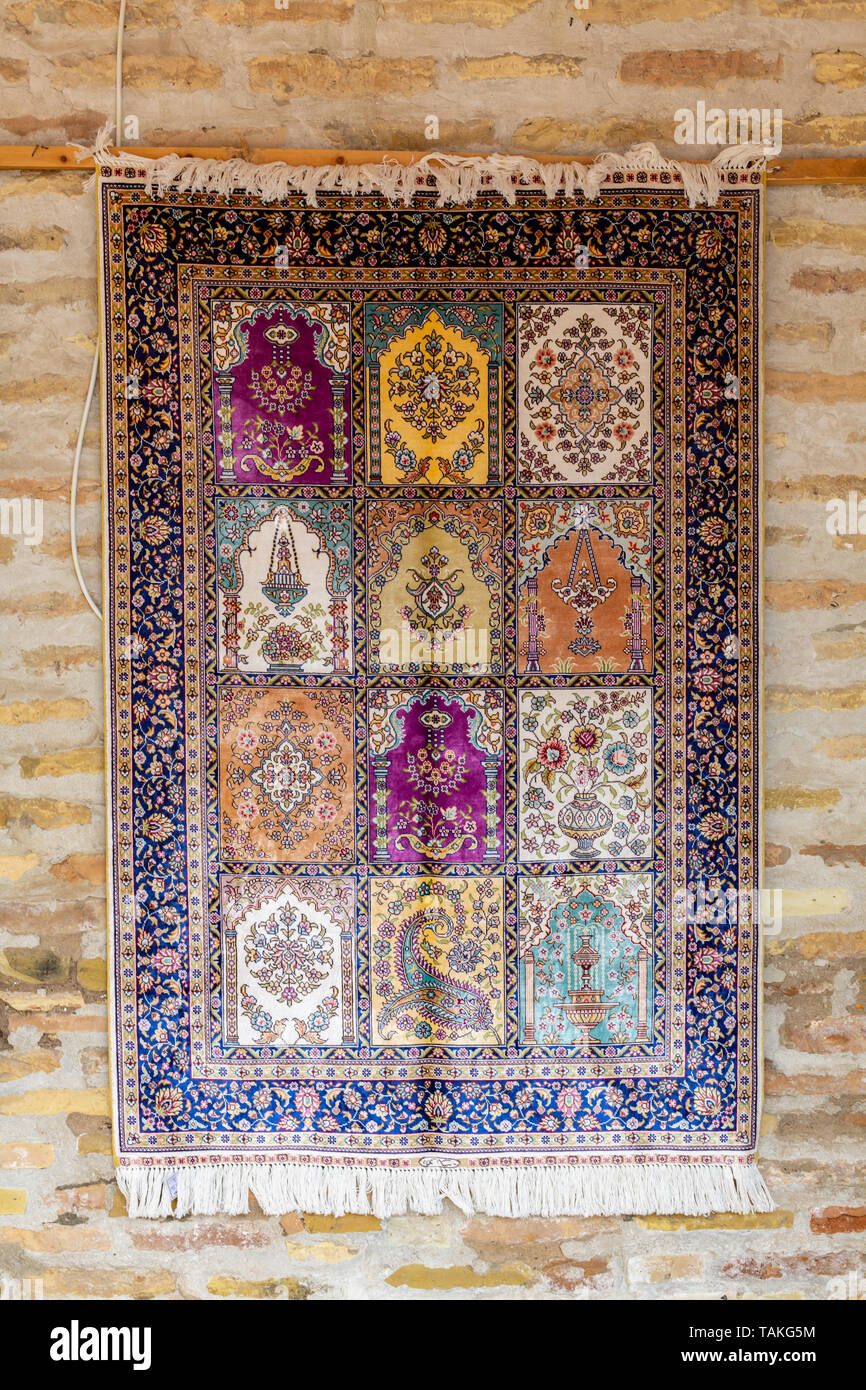 The wide range of the hand made carpets in traditional style in the ...