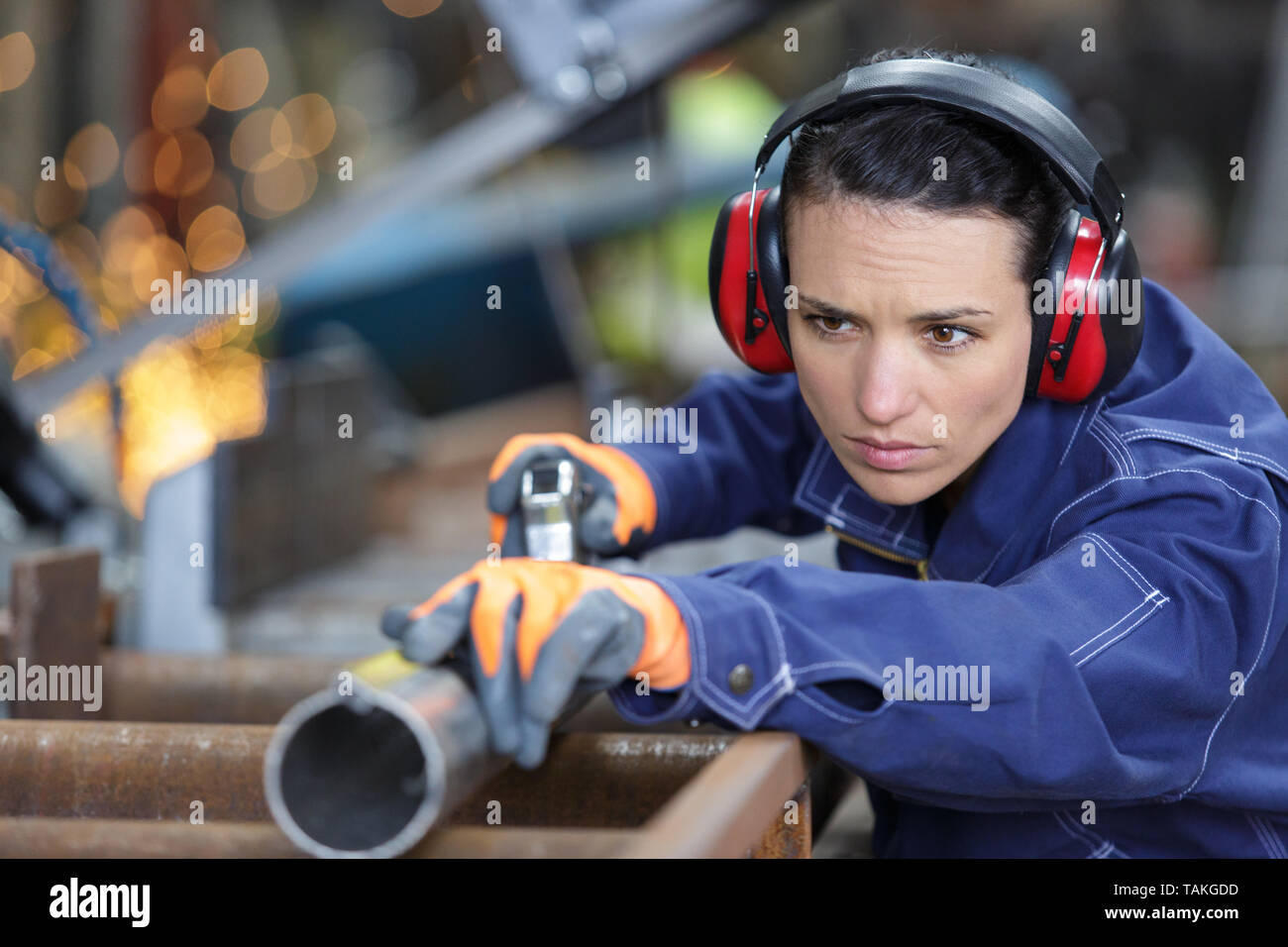 woman works with water generator Stock Photo - Alamy