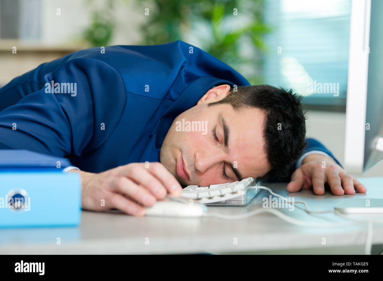 Sleepy programmer hi-res stock photography and images - Alamy