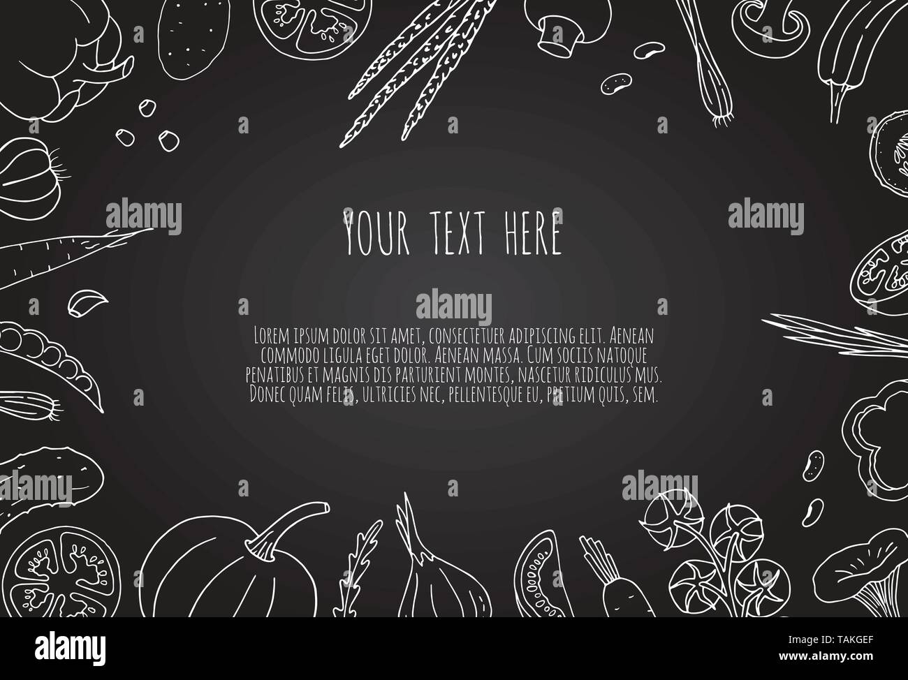 Board green vegetables on Stock Vector Images - Alamy