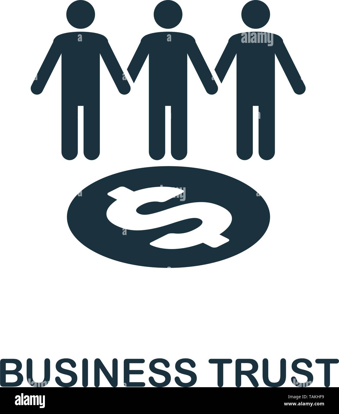 Business Trust icon. Creative element design from stock market icons ...