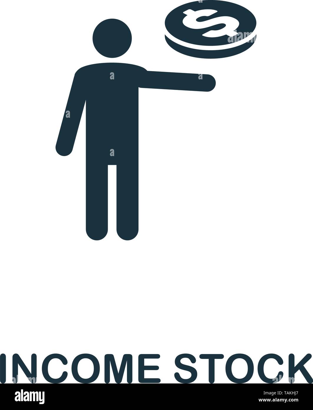 Income Stock icon. Creative element design from stock market icons ...
