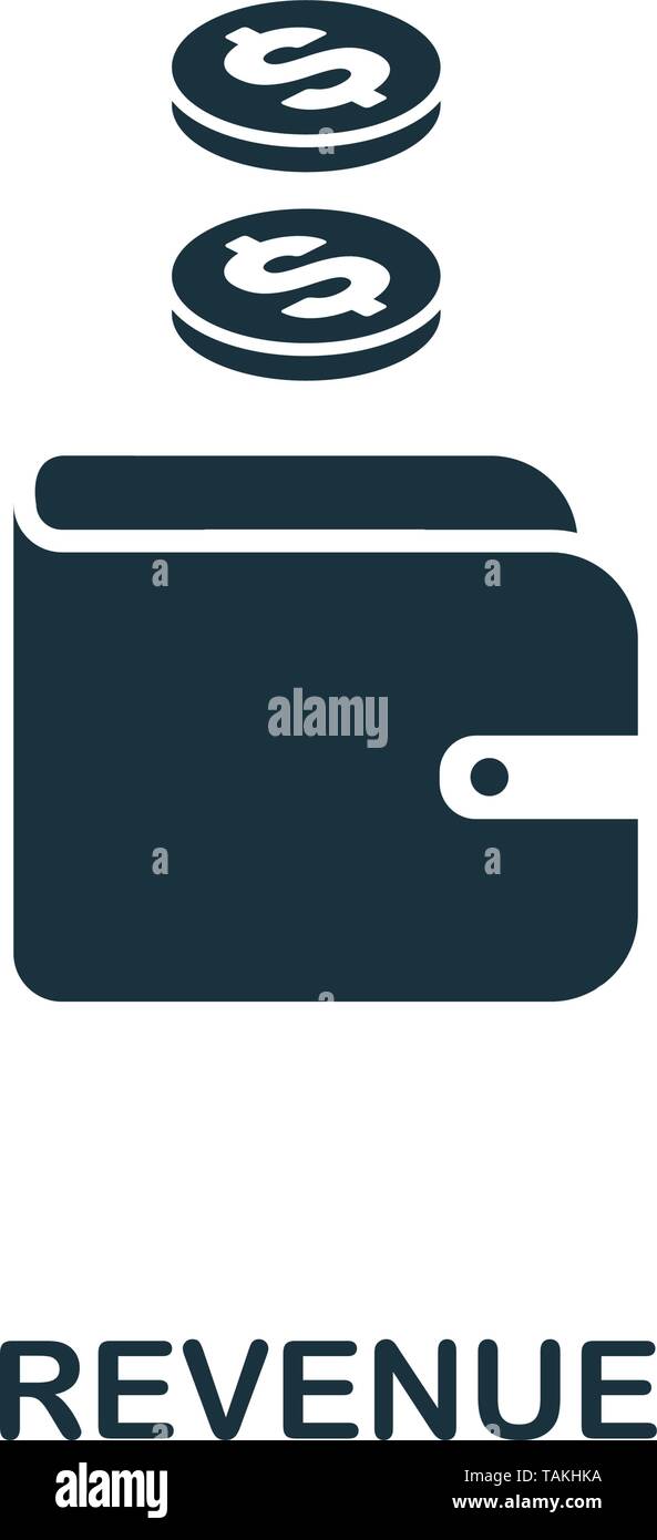 Revenue icon. Creative element design from stock market icons ...
