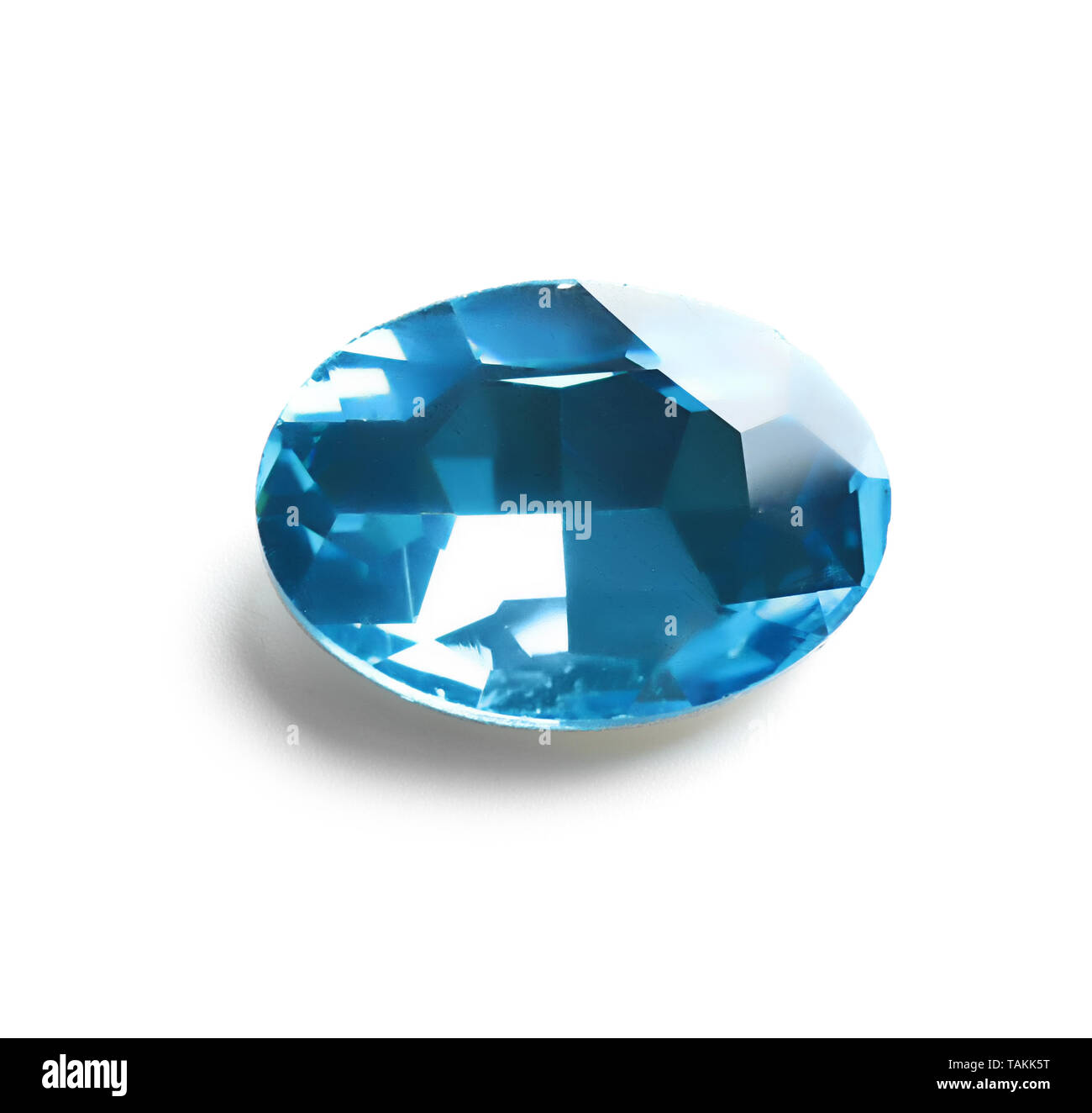 Precious stone for jewellery on white background Stock Photo - Alamy