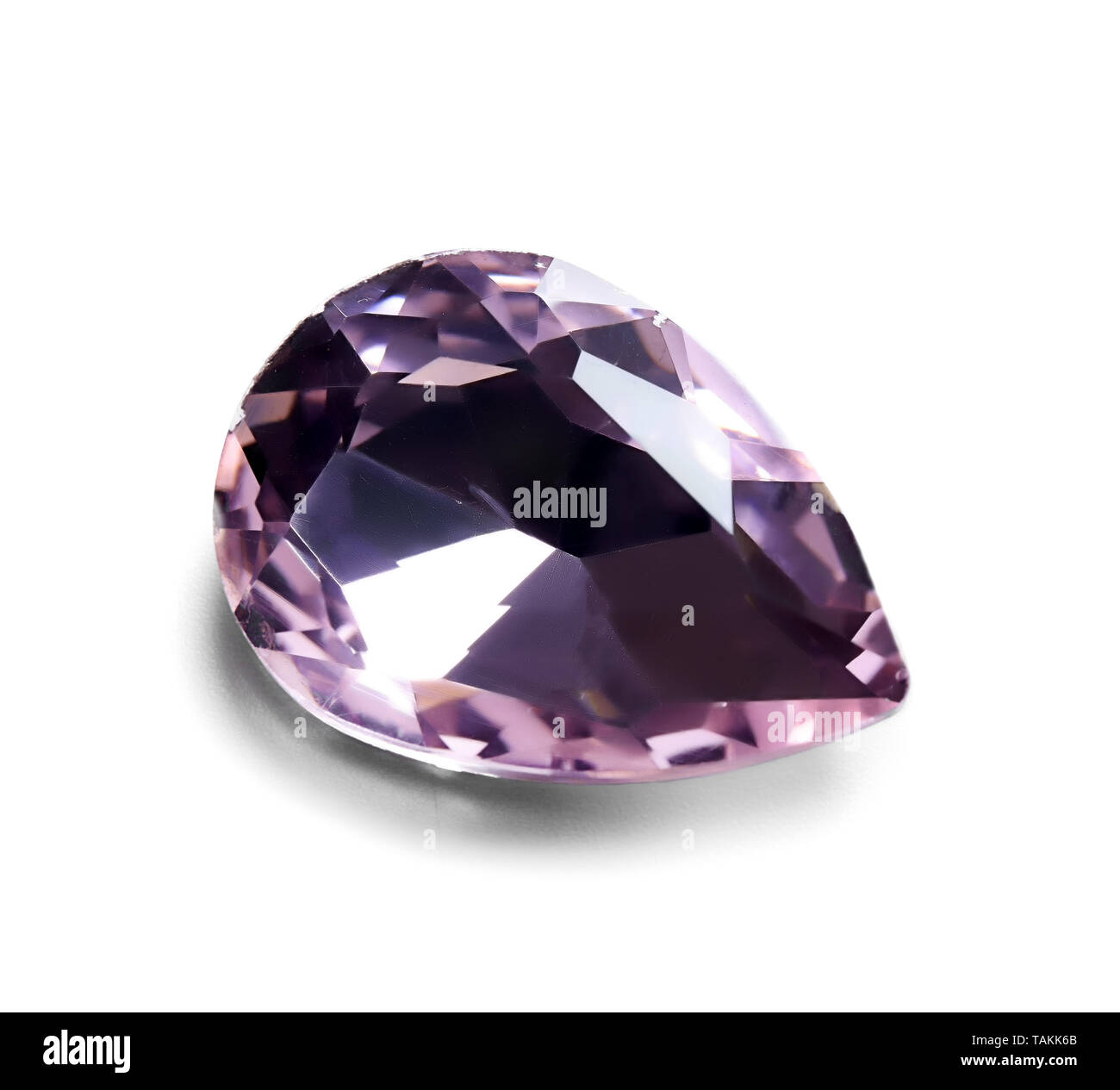 Precious stone for jewellery on white background Stock Photo - Alamy