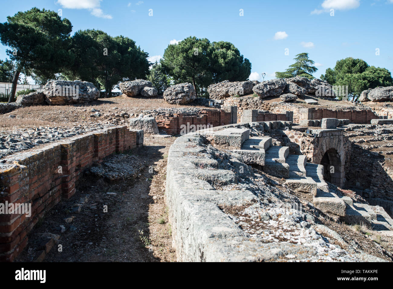 Roman Amphitheater, Merida, Spain, May 2019 Stock Photo - Alamy