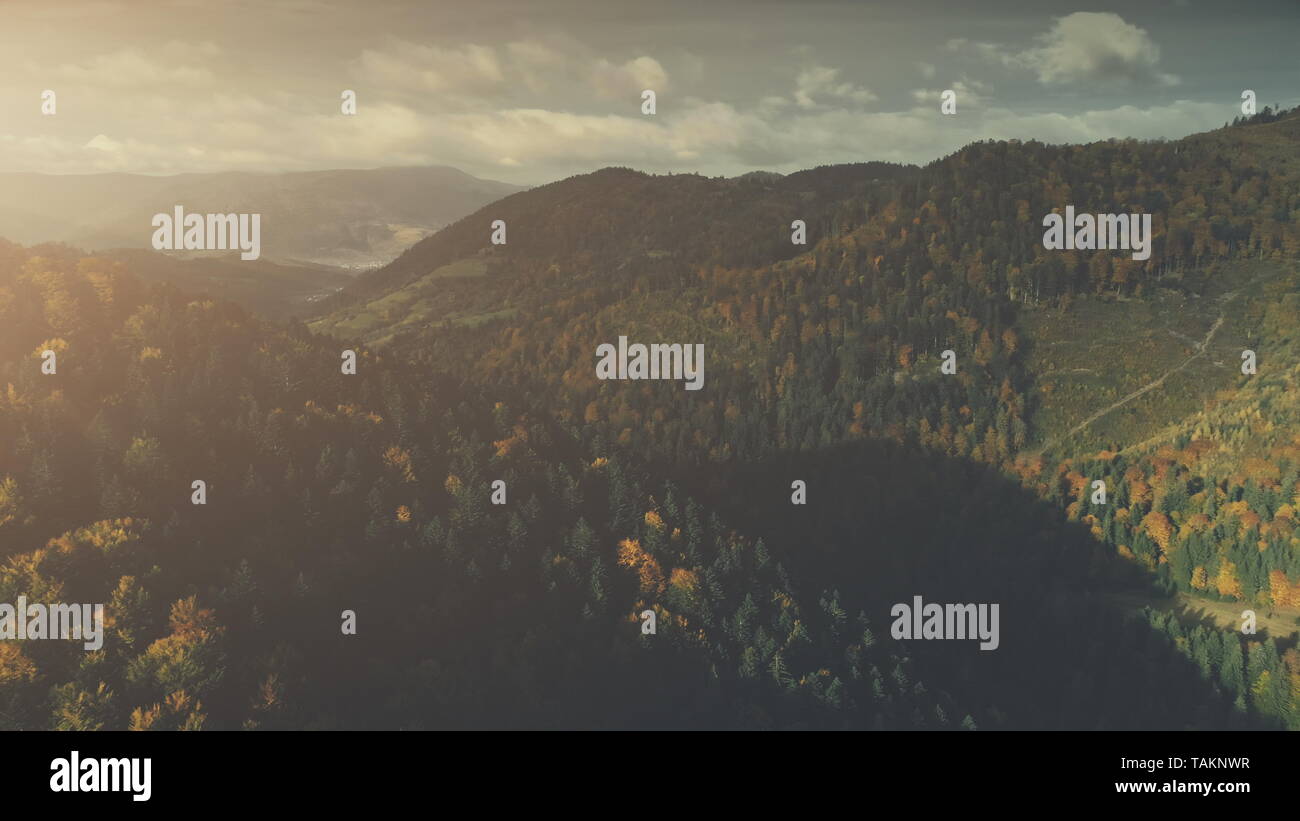 Sunset aerial top view timelapse hi-res stock photography and images ...