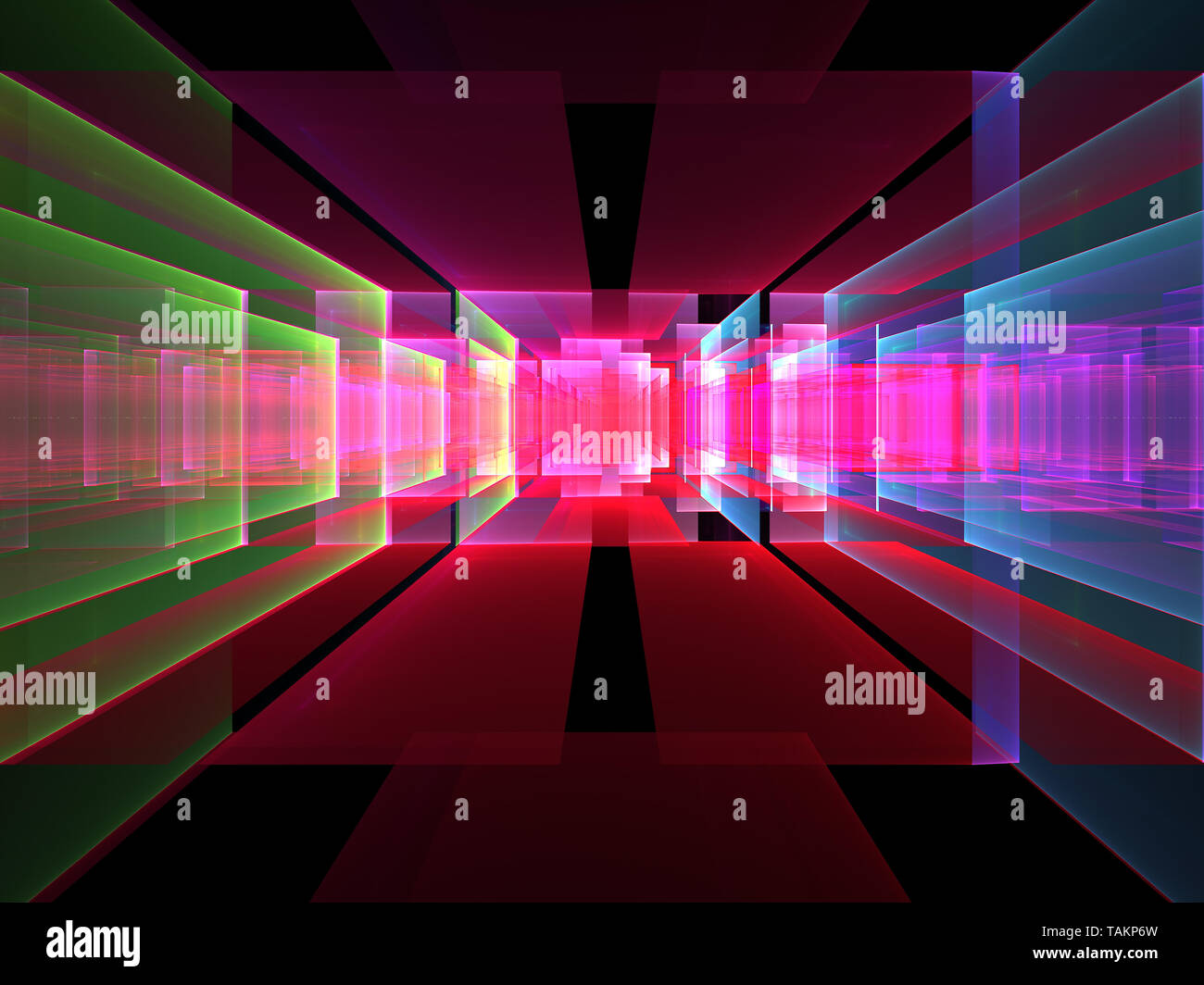Abstract portal or data center - digitally generated image Stock Photo ...