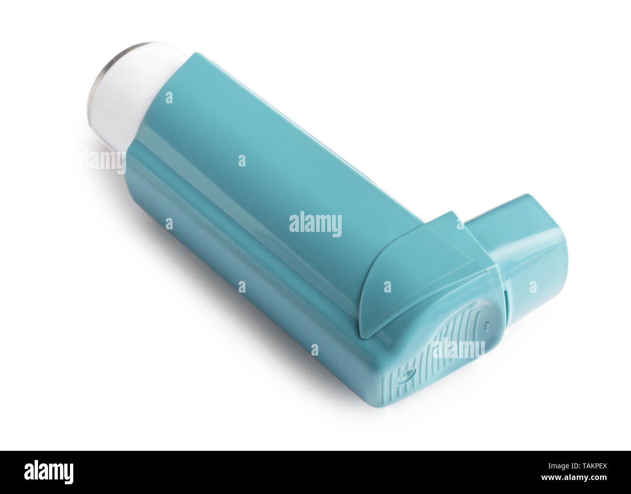 Inhaler on white background Stock Photo - Alamy