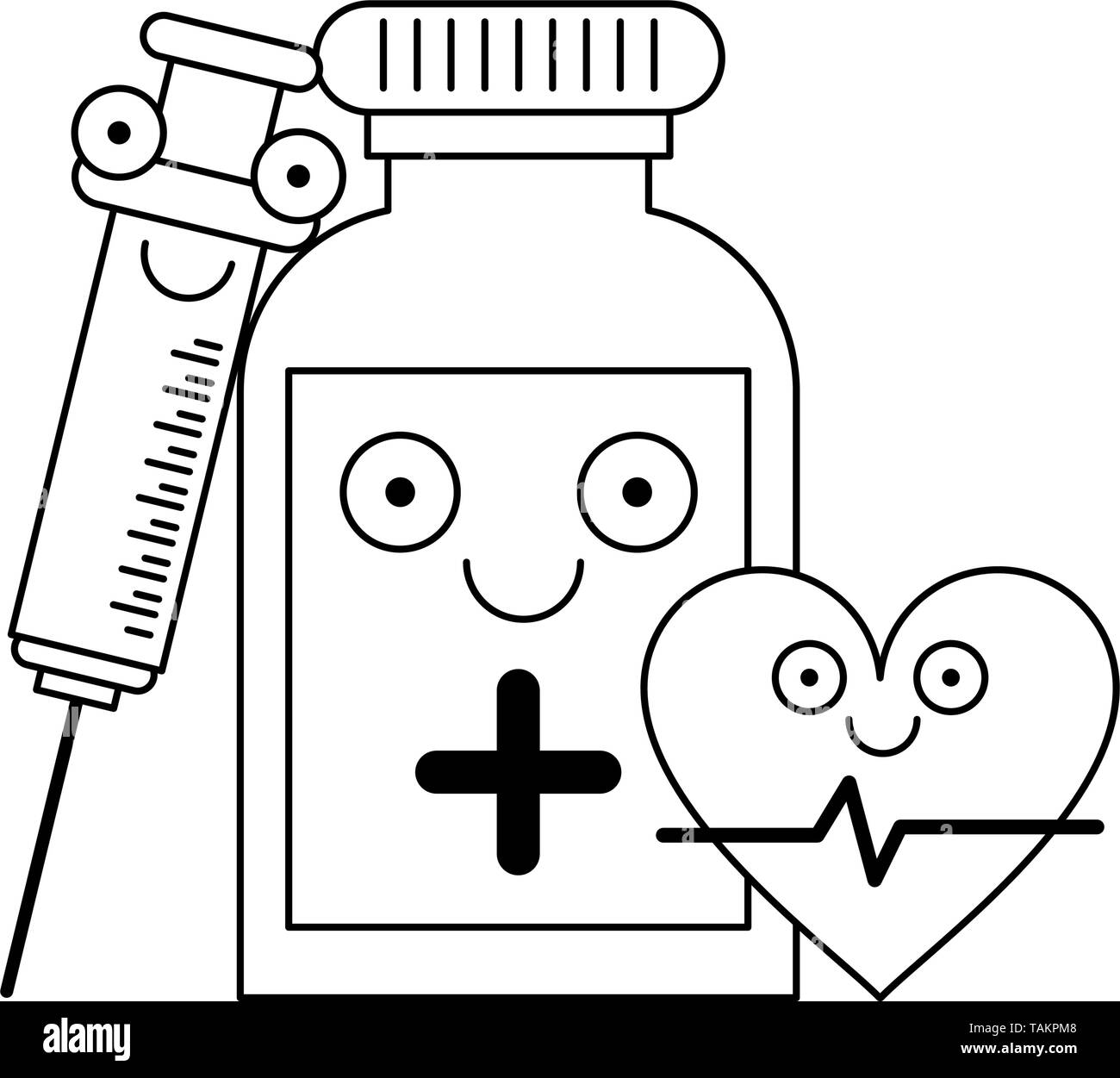 Medical cartoons Black and White Stock Photos & Images - Alamy