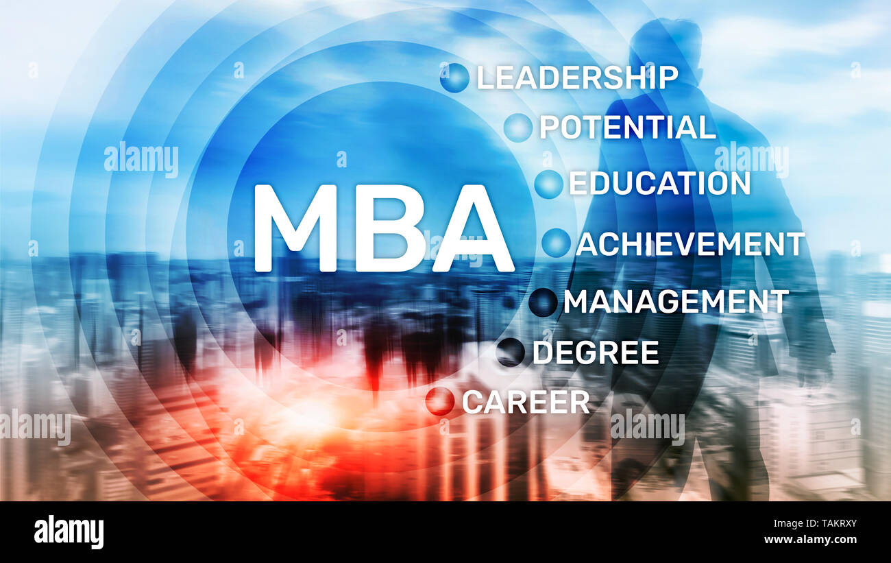 MBA - Master of business administration, e-learning, education and ...